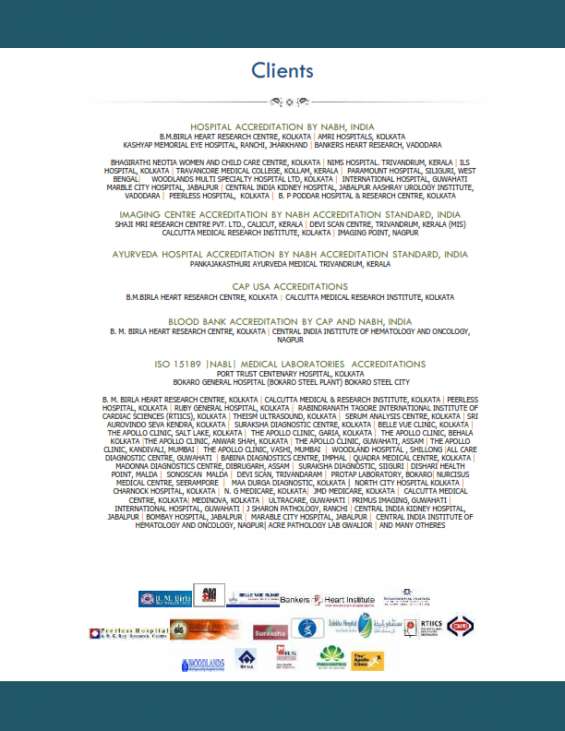 (iso/iec: 17025, iso: 15189, jci, cap, nabl.nabh, aabb, and gclp ...