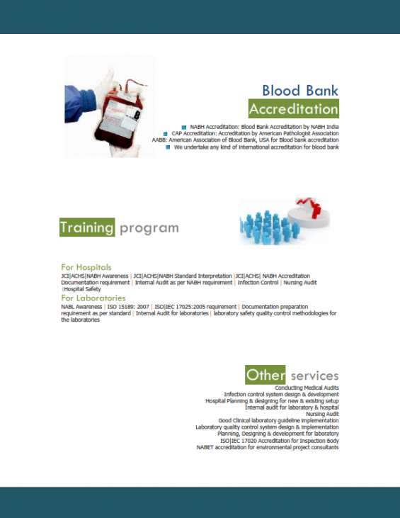 (iso/iec: 17025, iso: 15189, jci, cap, nabl.nabh, aabb, and gclp ...
