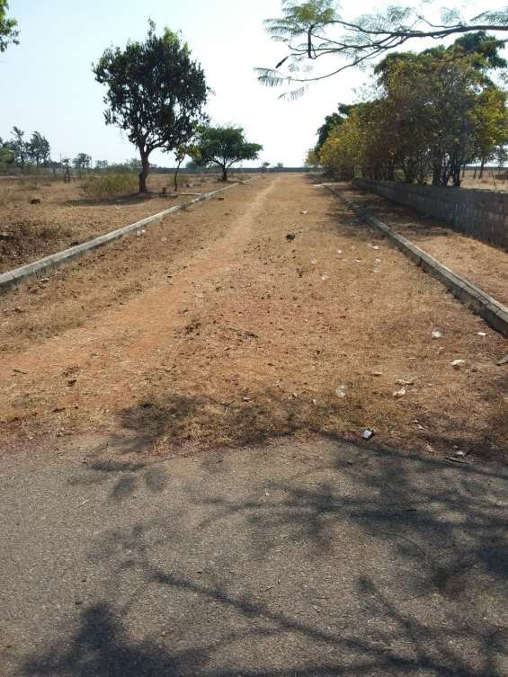 Plot for sale at nagaram, hyderabad very good location rs.3500persq yad ...